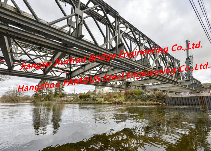 Militaire Modulaire Staalbrug, Bouw pre-Gebouwde Prefab Voetbrug over ...